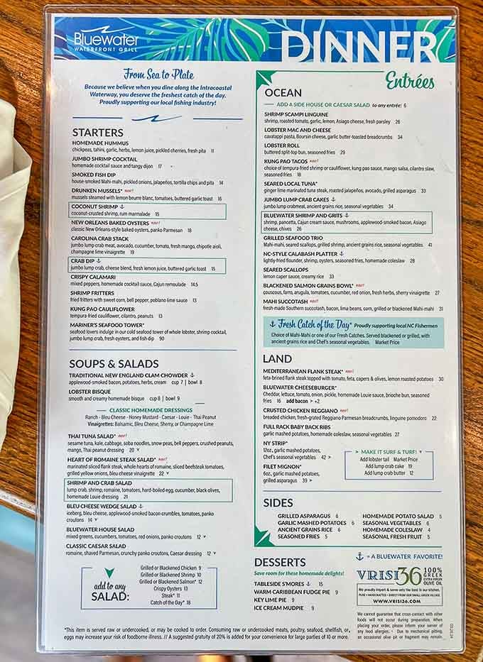 When your menu proudly declares "From Sea to Plate," you know someone's taking their seafood seriously around here.