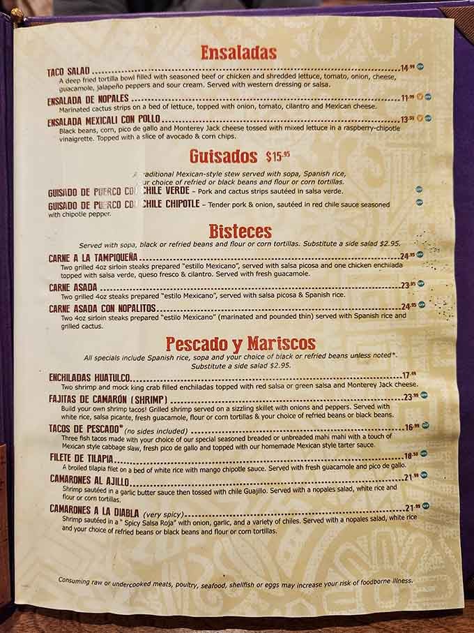 This menu reads like a greatest hits album of Mexican cuisine, and every track is a banger.