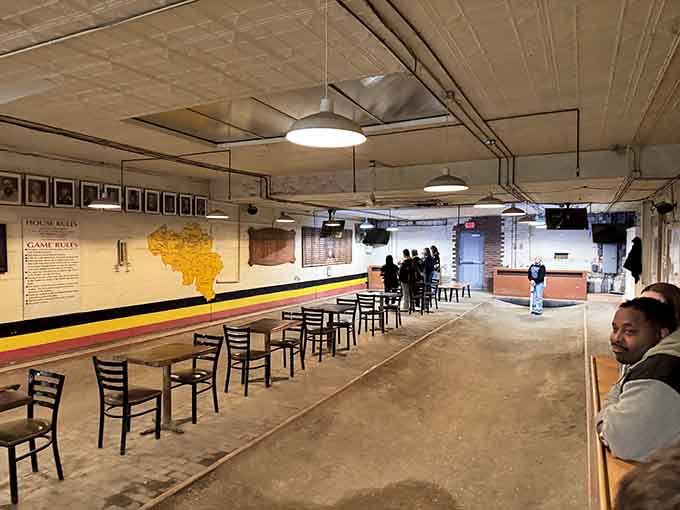 This isn't your typical bowling alley, it's where centuries-old Belgian tradition meets Detroit's unshakeable spirit in glorious fashion.