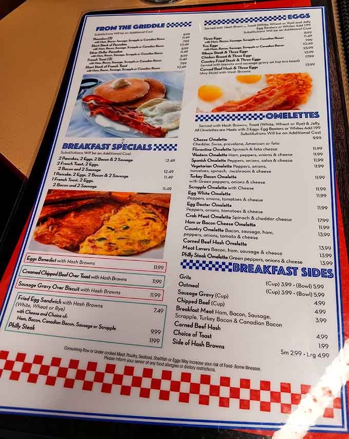 This menu reads like a greatest hits album of breakfast, and every track is a certified banger.