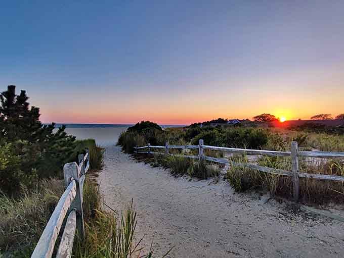 This sandy path to sunset proves that the best things in life are still absolutely free.