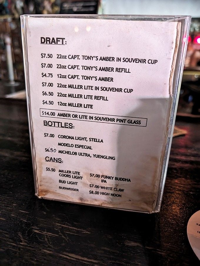 The menu keeps it simple because when you're serving spirits alongside spirits, fancy isn't necessary.