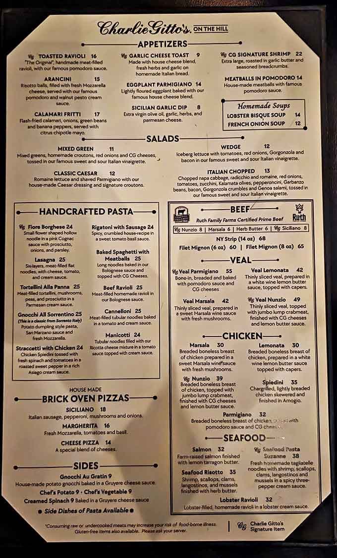 When a menu lists this many classics done right, you know you're in good hands.