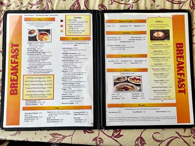 When the menu promises both breakfast and adventure, you know you're in the right place.