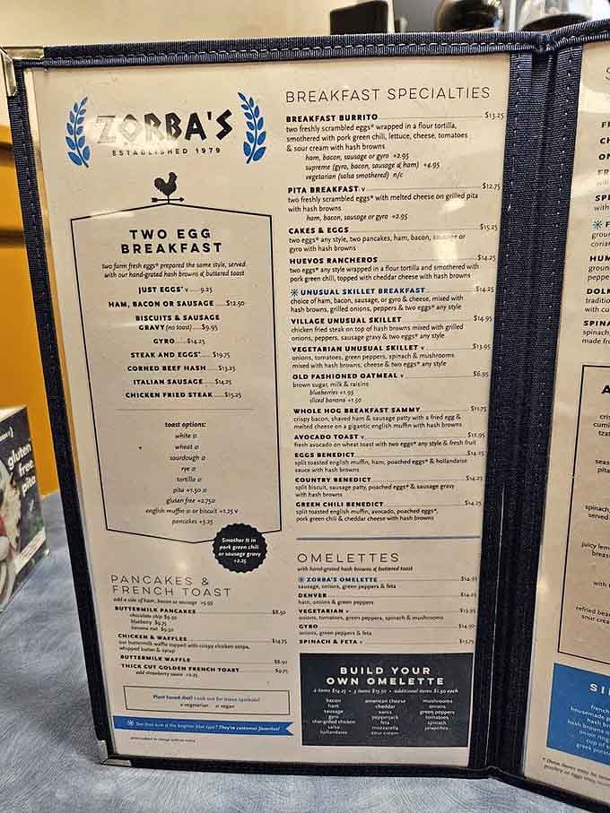 A menu that's been perfected since 1979, offering more delicious decisions than a Netflix queue on Friday night.