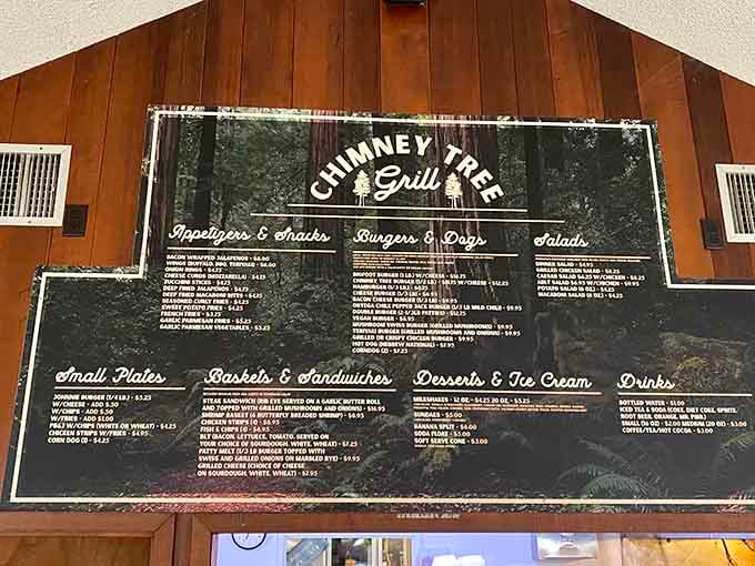 When the menu board promises burgers, shakes, and bacon-wrapped jalape&ntilde;o poppers, you know you've found your happy place.