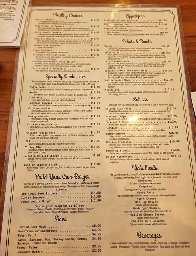 When the menu offers this many delicious choices, decision paralysis becomes a delightful problem to have.