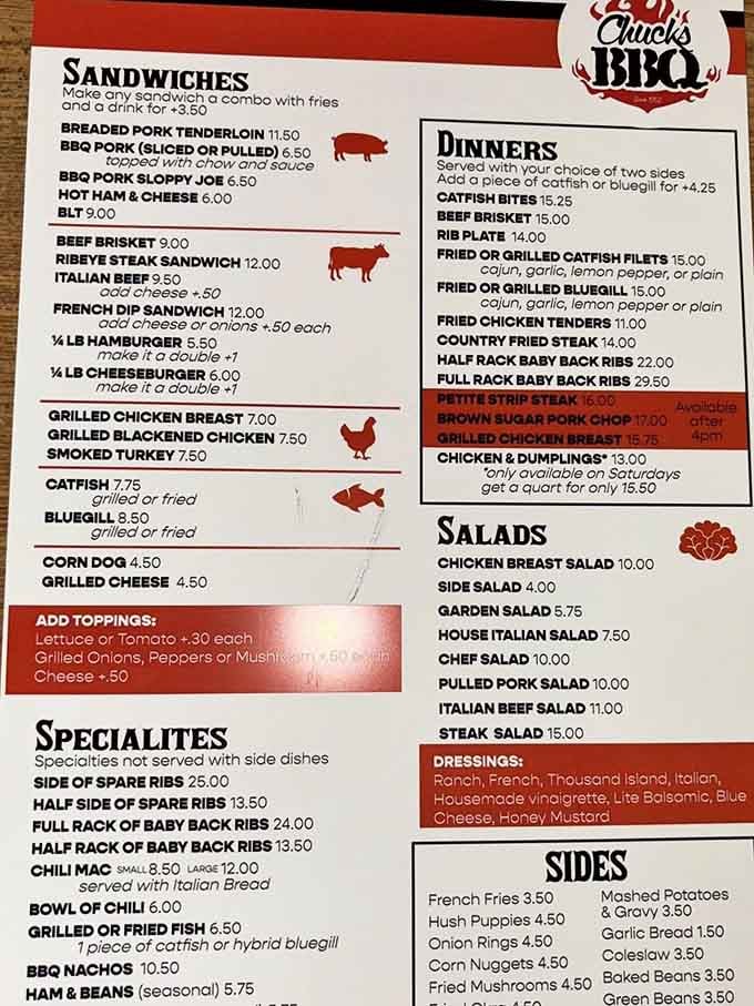 When a menu offers everything from baby back ribs to Italian beef, you know commitment issues are encouraged.