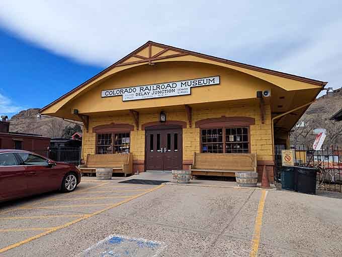 The charming depot building welcomes visitors just like it did over a century ago, timeless and inviting.