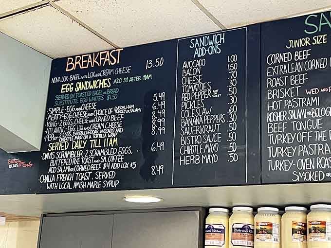 That menu board holds more decisions than you're prepared to make before your morning coffee kicks in.