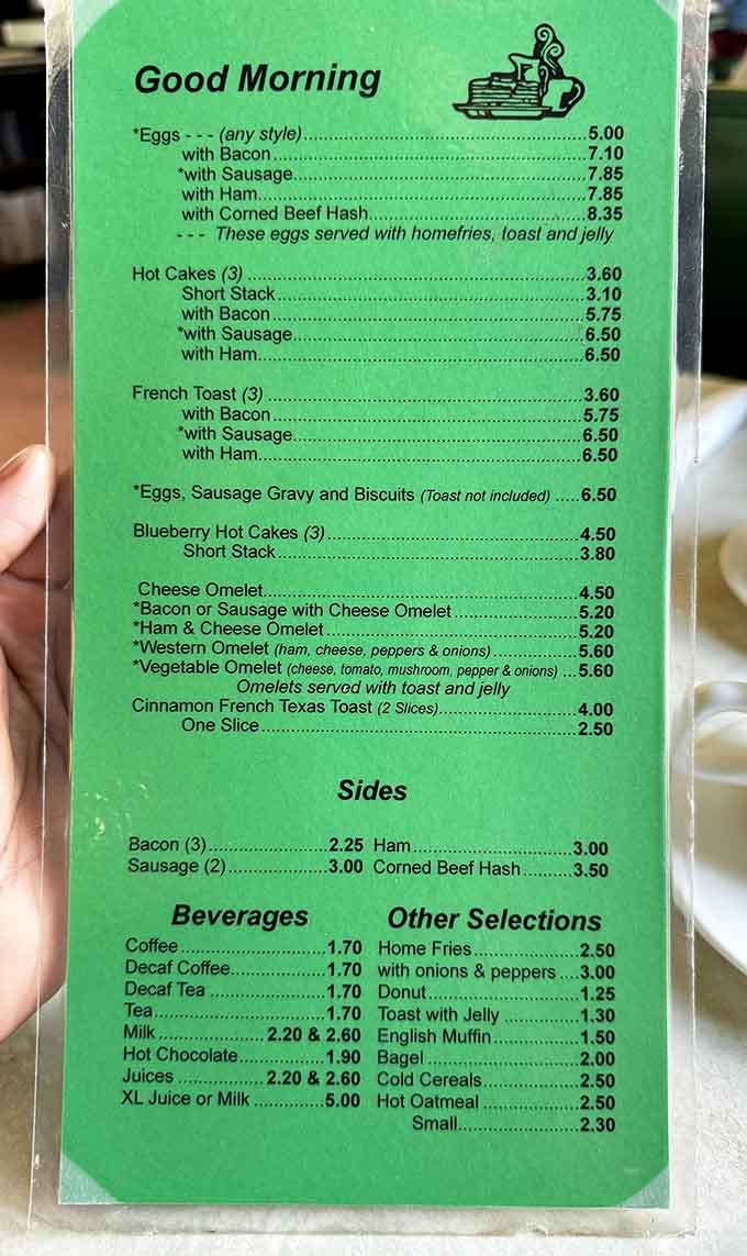 When a menu is this straightforward and honest, you know the food does all the talking.