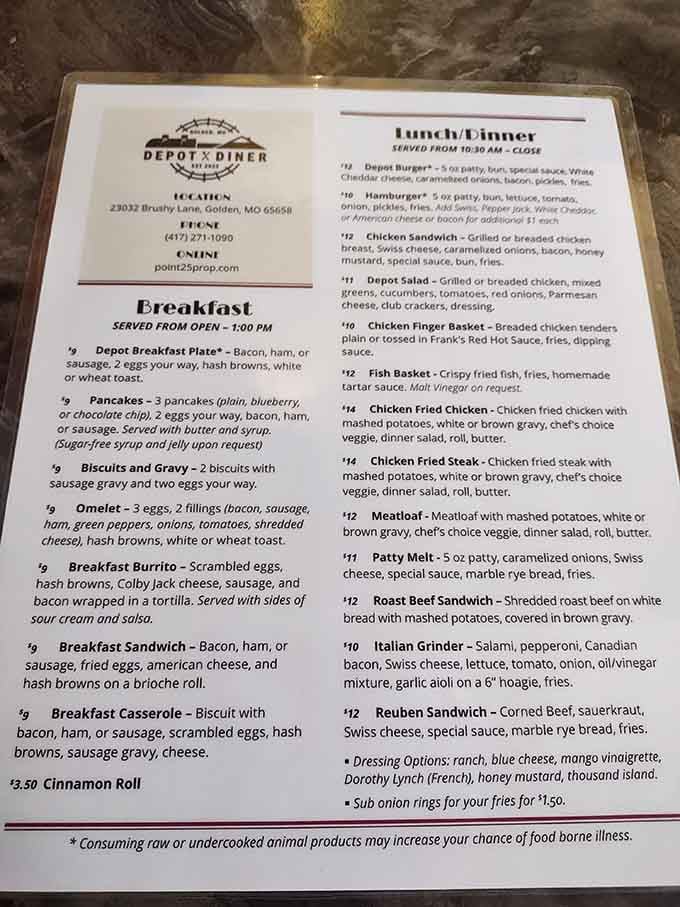 This menu reads like a greatest hits album of American comfort food, and every track is a banger.