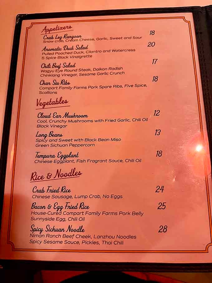 This menu reads like a love letter to adventurous eaters, featuring everything from Wagyu beef to cloud ear mushrooms.