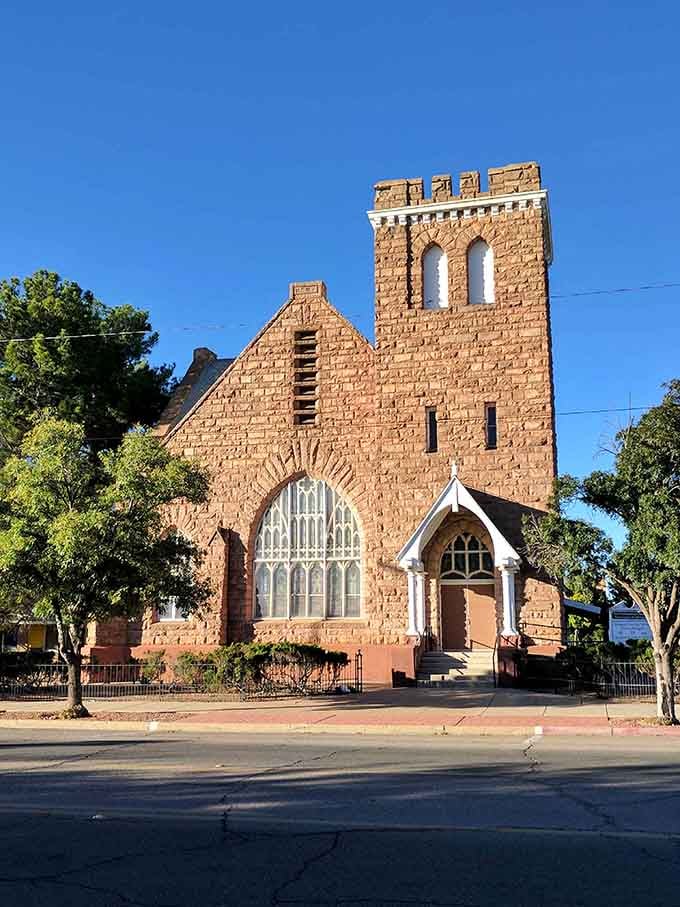 This historic church stands as a testament to Douglas's architectural heritage, built when craftsmanship actually meant something.