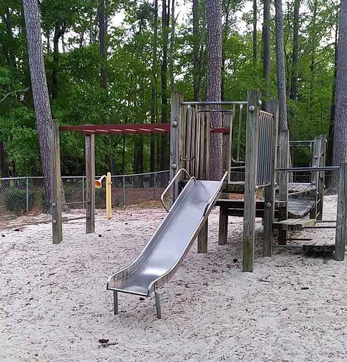 Where kids learn that the best playground equipment doesn't need WiFi or a charging cable to be fun.