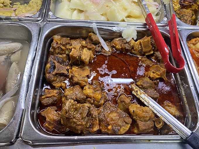 Oxtail swimming in rich sauce, because sometimes the best cuts are the ones that require patience.