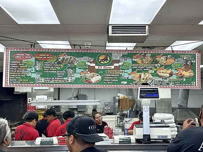 This menu board is your roadmap to happiness, offering more delicious decisions than you can handle.