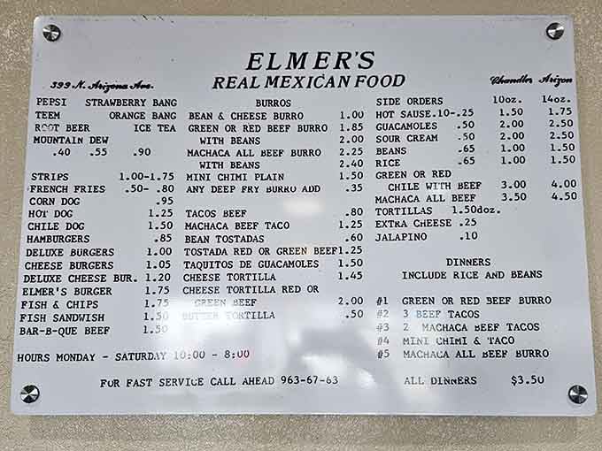 When a menu board makes you want to order one of everything, you know you're in trouble.