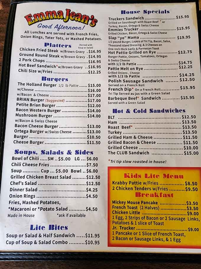 A menu where everything sounds good because everything actually is good, imagine that novel concept.