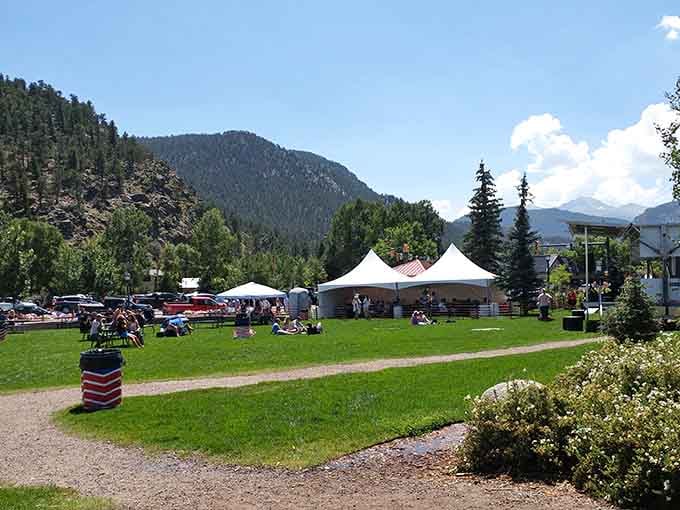 Bond Park hosts summer concerts where the backdrop outperforms any stadium screen you've ever squinted at from the nosebleeds.