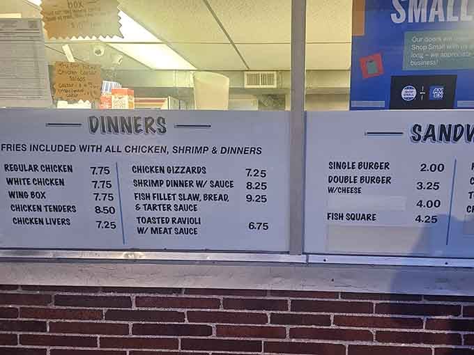 When the menu board promises fries with everything, you know they understand what really matters in life.