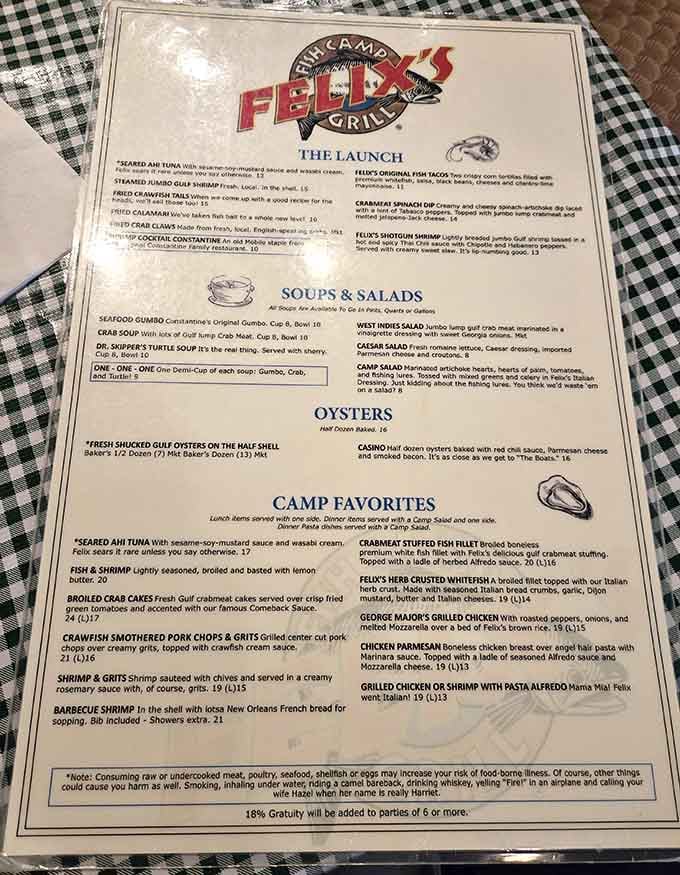 When a menu features both seafood gumbo and crawfish smothered pork chops, you know the kitchen isn't playing around with flavor.
