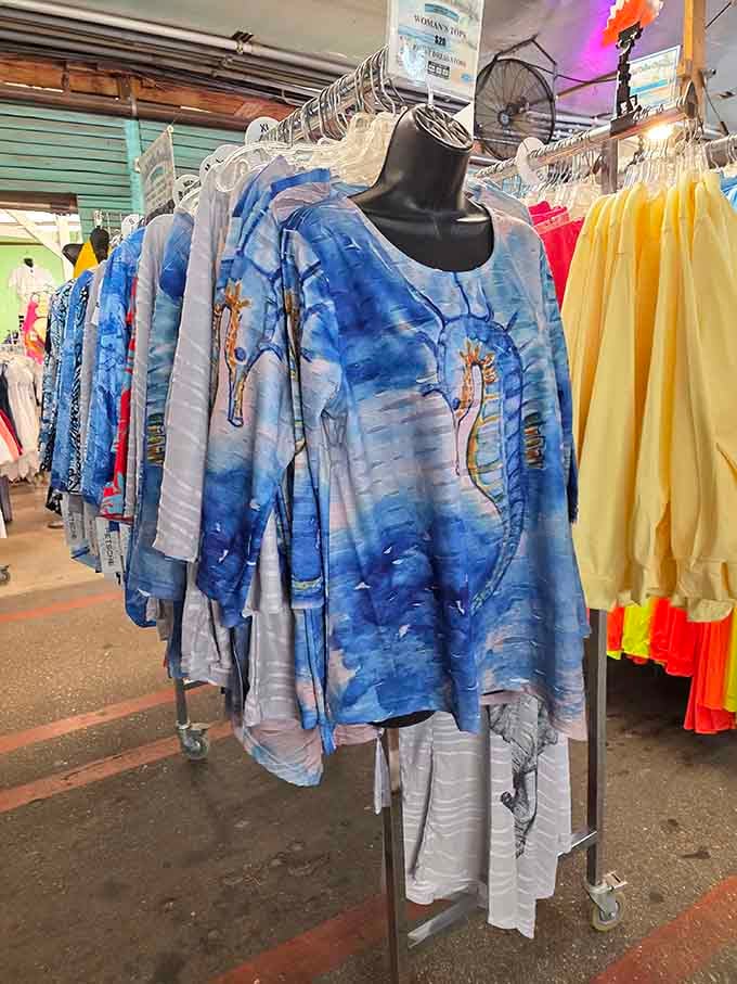 Ocean-inspired tunics in watercolor blues capture that effortless Florida beach style we all secretly covet.
