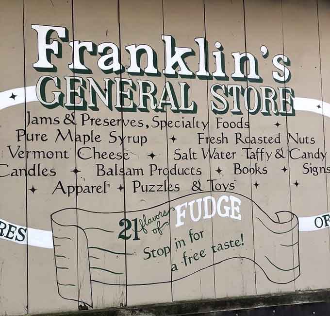 Twenty-one flavors of fudge made fresh daily? That's not a menu, that's a life-changing decision tree.