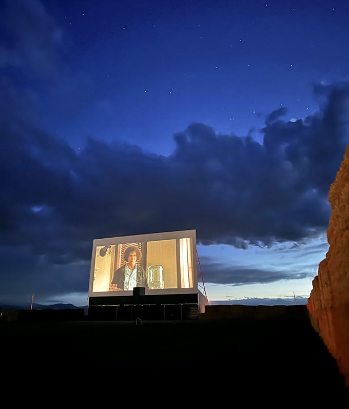 Movies under a sky this spectacular make you wonder why anyone ever invented indoor theaters in the first place.