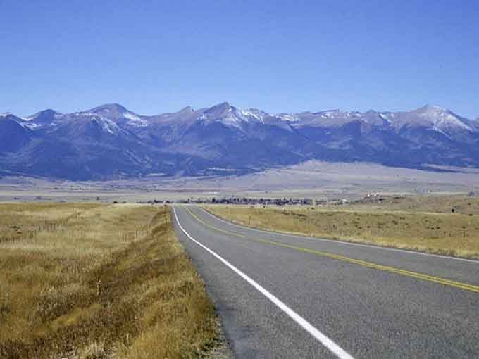 Sometimes the road ahead looks so perfect, you half expect a movie crew to appear.