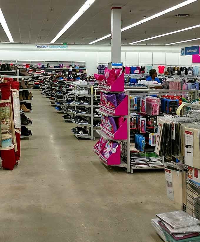 Wide, well-lit aisles make navigating this retail wonderland easier than finding your car keys, surprisingly enough.