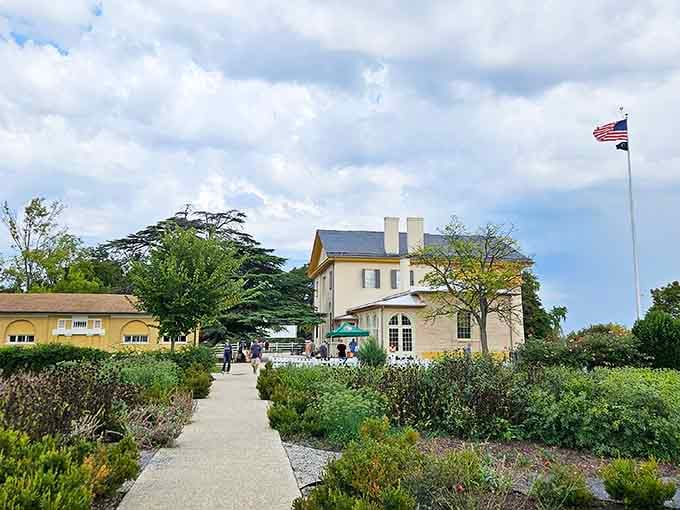 Arlington House sits proudly overlooking the Potomac, offering views that make you understand why everyone fought over this land.
