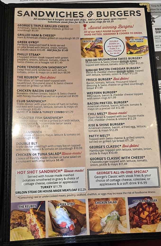 This menu reads like America's greatest hits, and every single track is worth playing on repeat.