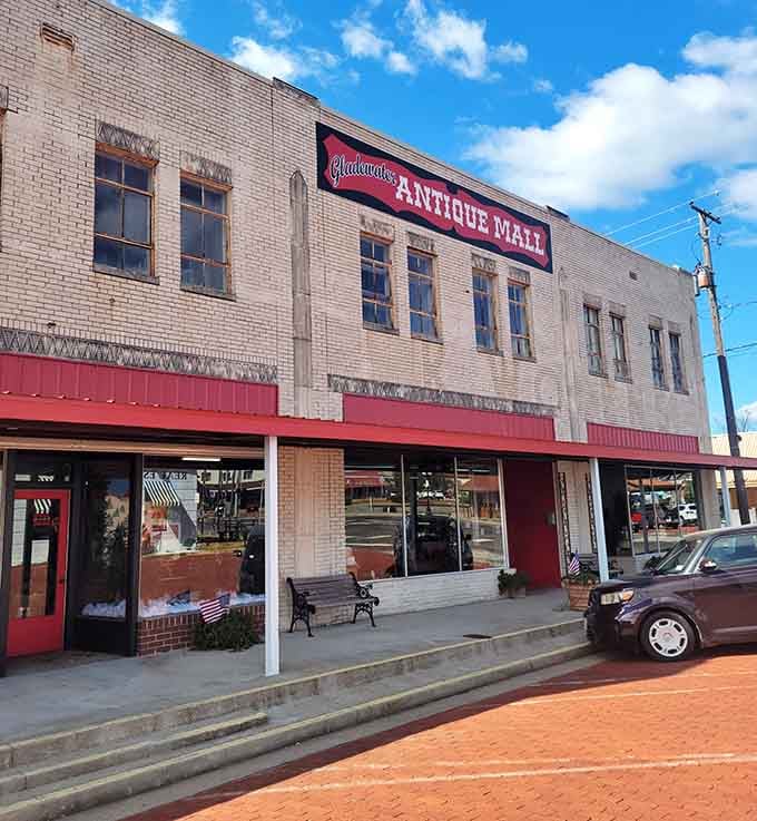 The Gladewater Antique Mall stands ready to separate you from your money in the most delightful way possible.