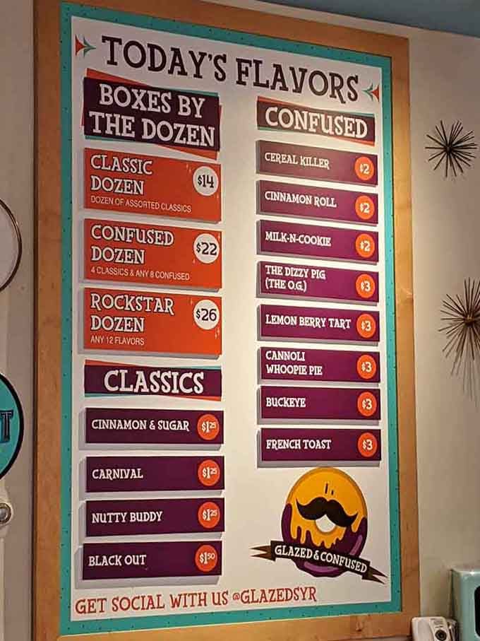 When the menu offers both "Cereal Killer" and "Cannoli Whoopie Pie," you know someone's having serious fun here.