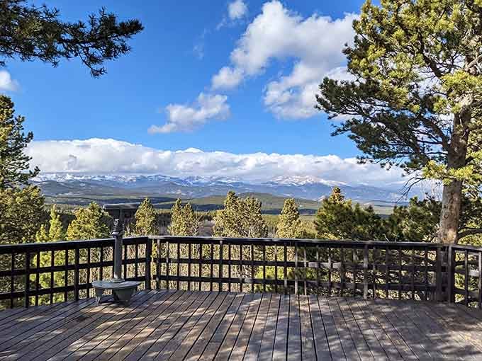 Stand here long enough and you'll forget what traffic jams even are&mdash;pure mountain therapy at its finest.