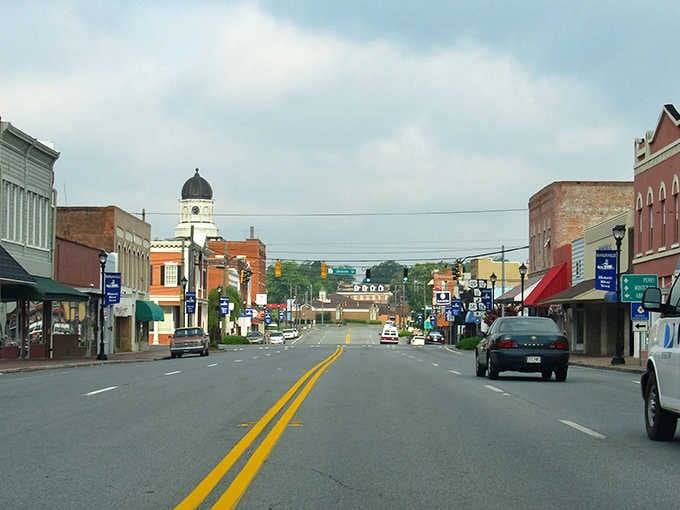 When the courthouse dome appears in your rearview mirror, you know you've found something special in middle Georgia.