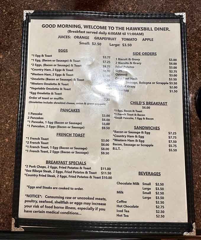 When a menu this straightforward makes you this excited, you know you've found a place that understands breakfast fundamentals.