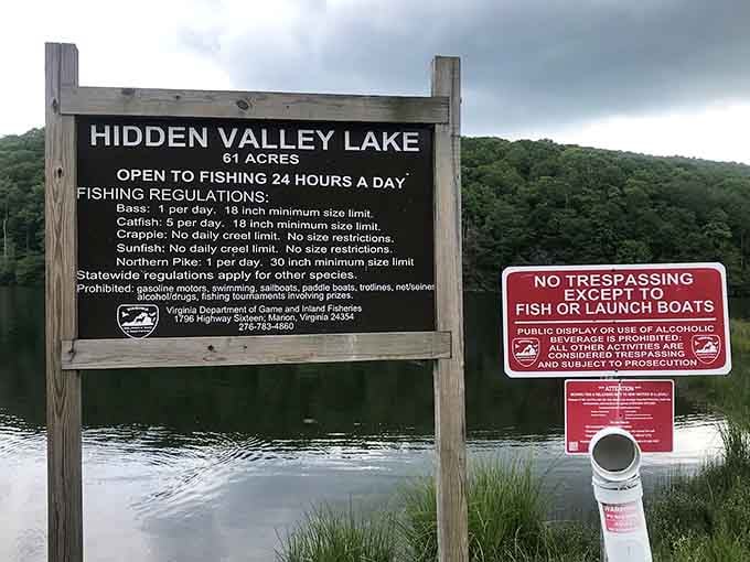 The rules are clear: come fish, find peace, leave the chaos at home with your jet ski.