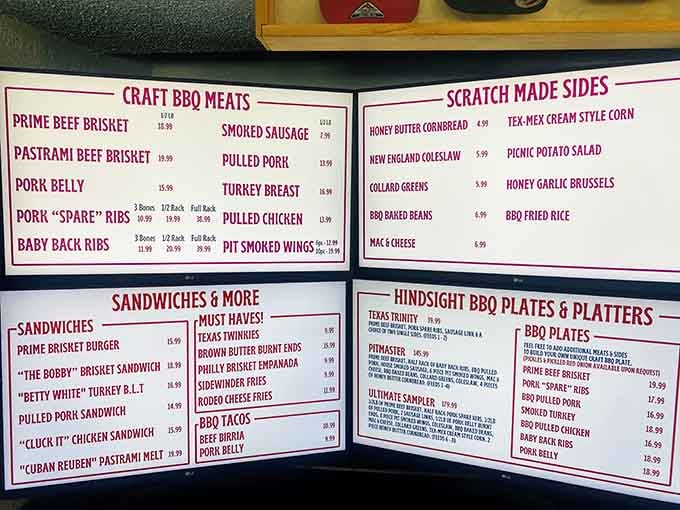 When a menu board makes you want to order everything at once, you know you're in trouble.