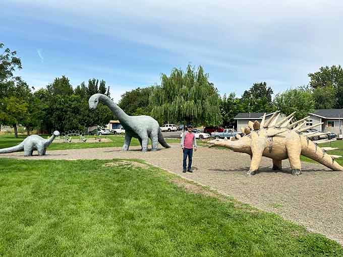 Standing between ancient giants makes you realize size really is relative, and so is feeling like a kid again.