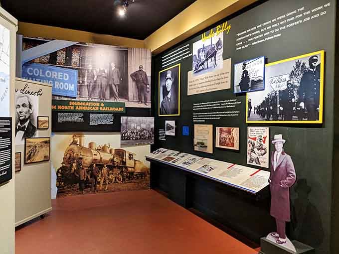 These displays honor the real people behind the rails, including stories that deserve to be remembered and shared.