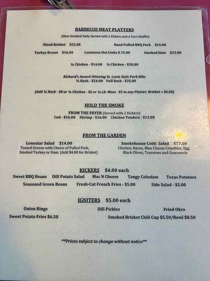 When Richard's Award-Winning St. Louis Style Pork Ribs get their own menu line, you know something special awaits.