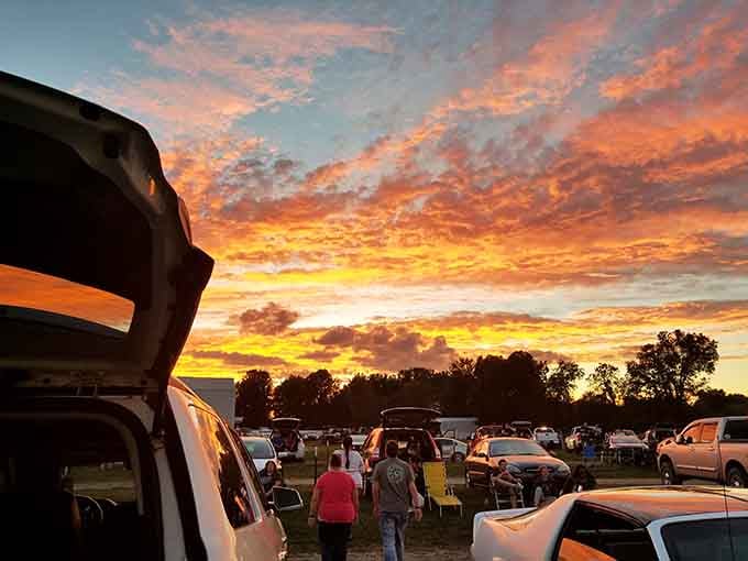 That sunset alone is worth the admission, and you haven't even seen the opening credits yet.