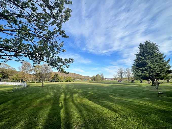 Green spaces so expansive you'll forget what honking traffic sounds like within five peaceful minutes.