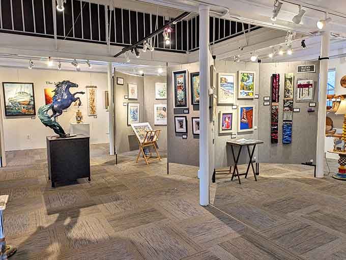 Local artists fill these gallery walls with work that'll make you rethink what belongs on your own.