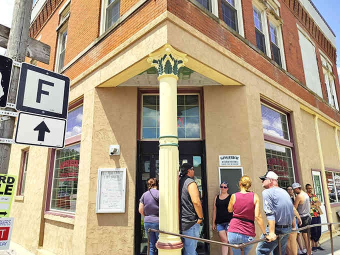 When the line wraps around the building, you know something delicious is happening inside those walls.