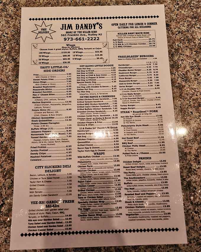 This menu reads like a greatest hits album of American comfort food, and every track is a banger.