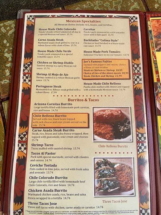 This menu reads like a greatest hits album of Mexican cuisine, and every track is a winner.