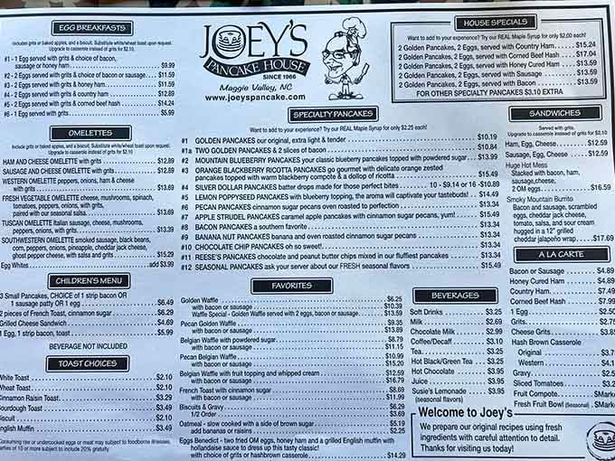 This menu reads like a greatest hits album of breakfast, and every track is a certified banger.